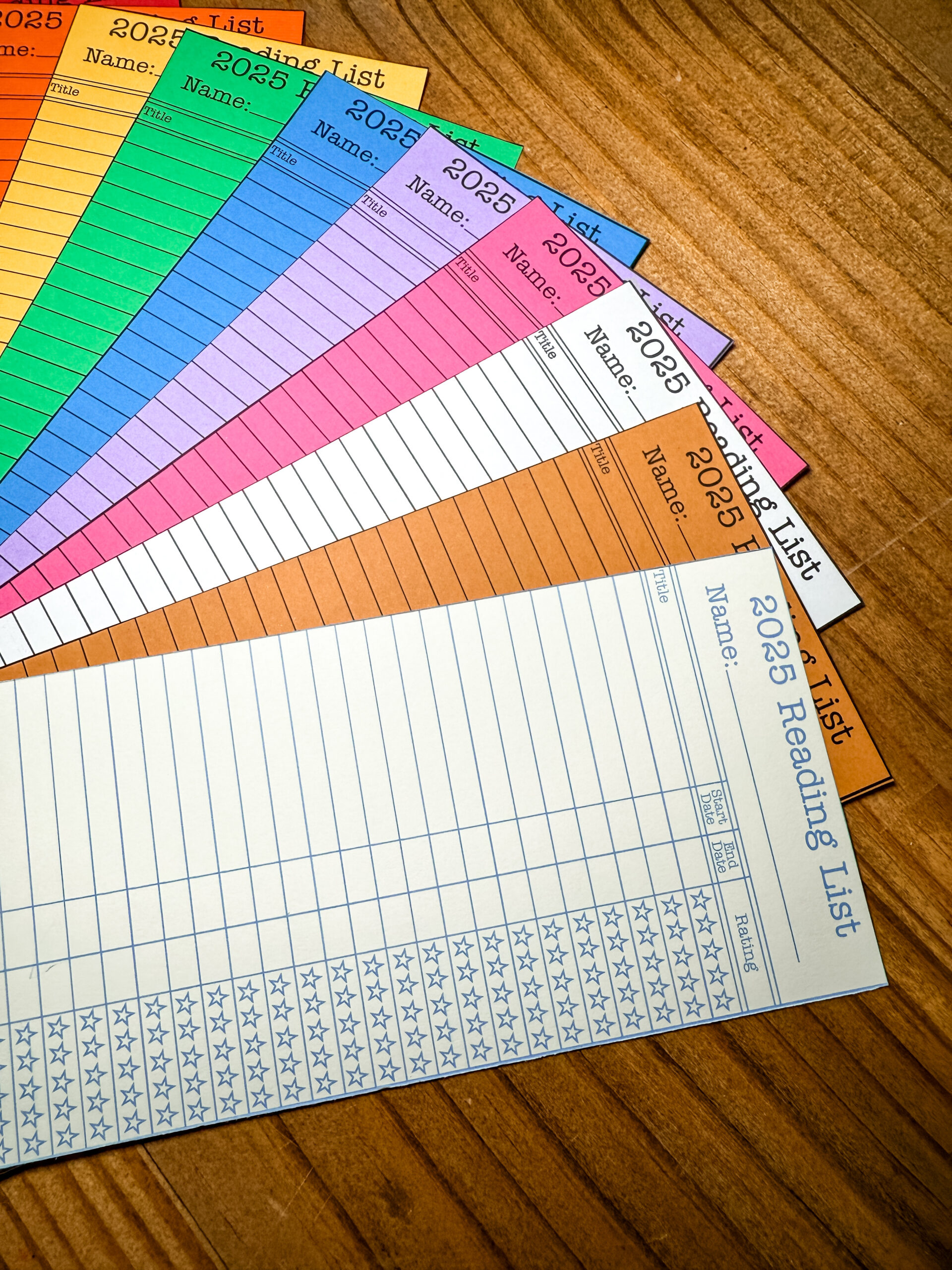 DIY 2025 Reading List BookMarks: Free PRINTABLE - Ashton Sedita