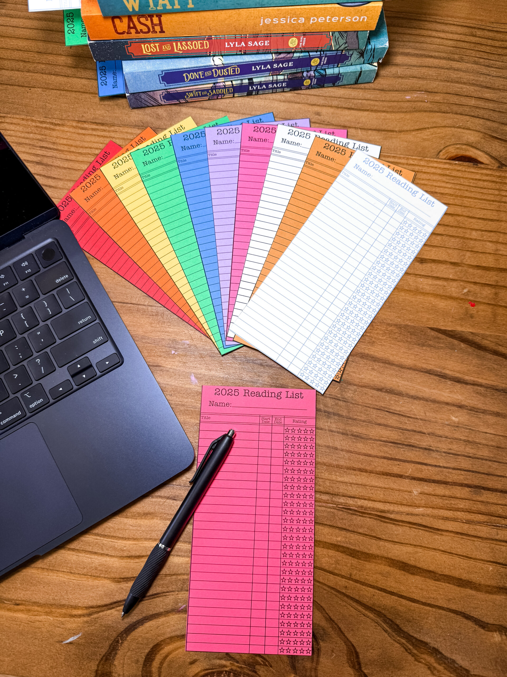 DIY 2025 Reading List BookMarks: Free PRINTABLE - Ashton Sedita